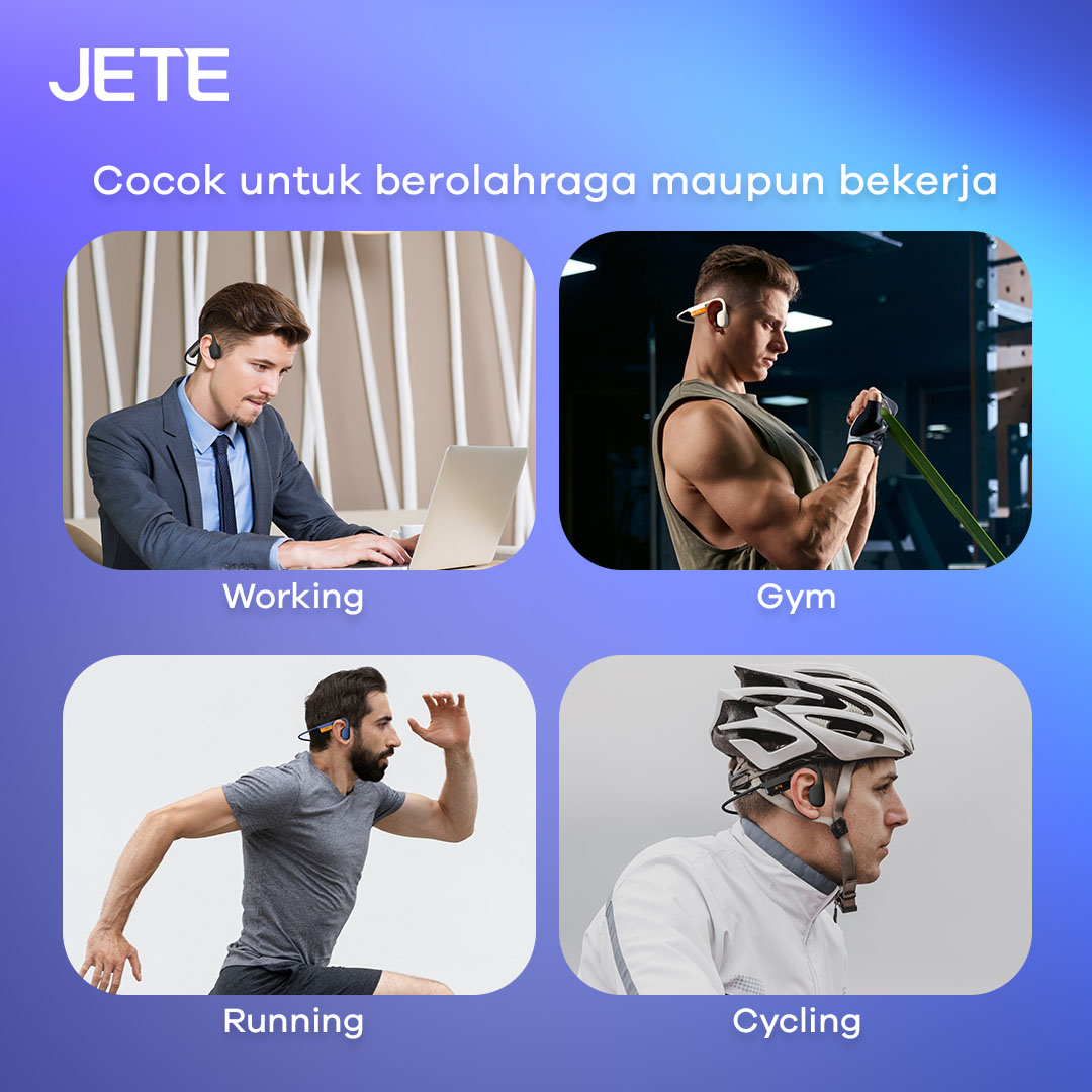 Jual Headset Bluetooth JETE OpenPulse Series | Doran Gadget